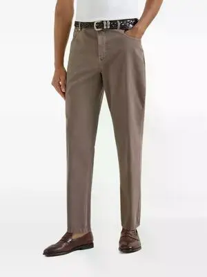 Brunello Cucinelli Five-pocket Trousers - Brown