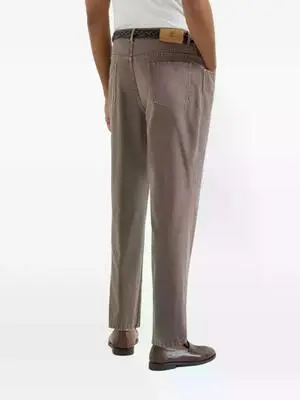 Brunello Cucinelli Five-pocket Trousers - Brown