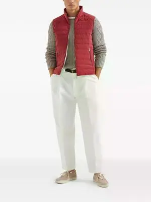 Brunello Cucinelli Padded Gilet - Red