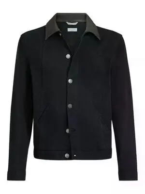 Brunello Cucinelli Garment-dyed Cotton Jacket - Black
