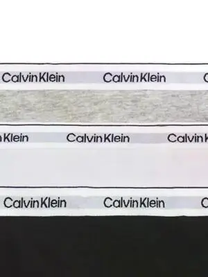 Calvin Klein Logo Waistband Thong 3-pack