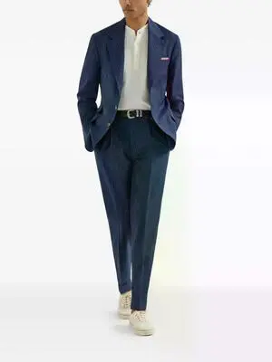 Brunello Cucinelli Pinstripe Trousers - Blue