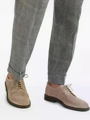 Brunello Cucinelli Suede Derby Shoes