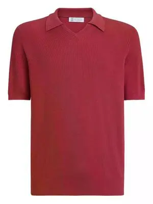 Brunello Cucinelli V-neck Short-sleeve T-shirt