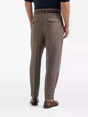 Brunello Cucinelli Pleated Trousers - Brown