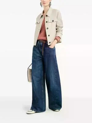 Brunello Cucinelli V-neck Sweater - Orange