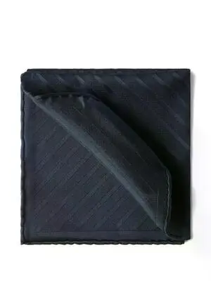 Brunello Cucinelli Stripped-pattern Silk Pocket Square