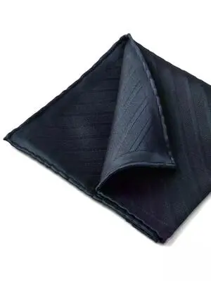 Brunello Cucinelli Stripped-pattern Silk Pocket Square
