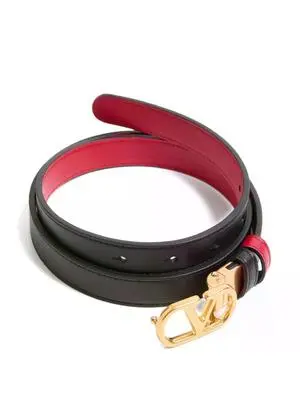 Valentino Garavani Vlogo Signature Reversible Belt - Black