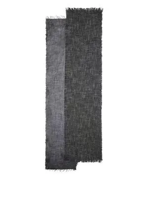 Yohji Yamamoto Fringed Scarf - Grey