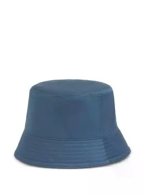 Marni Embroidered Lettering Bucket Hat - Blue