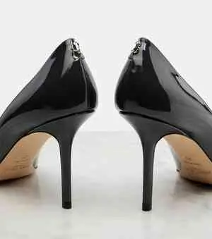 JIMMY CHOO Love 85 Patent Leather Pumps - Black
