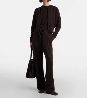 Extreme Cashmere Lauren Knitted Cashmere-blend Top