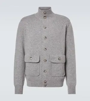 ALLUDE Wool And Cashmere Jacket - Grey