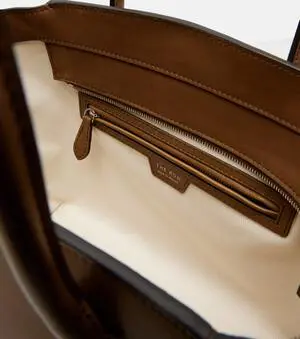 THE ROW Marlo 12 Leather Tote Bag - Brown