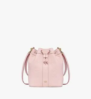 Mcm Embossed Bucket Bags