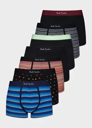Paul Smith Mixed-pattern Boxer Briefs Seven Pack
