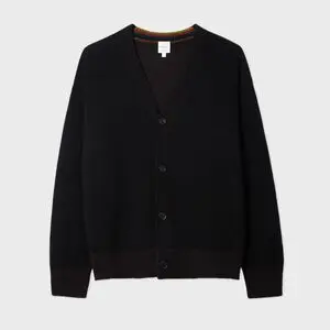 Paul Smith Lambswool Cardigan - Black
