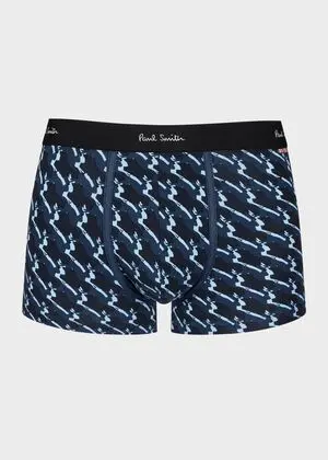 Paul Smith Navy 'jumping Rabbits' Boxer Briefs