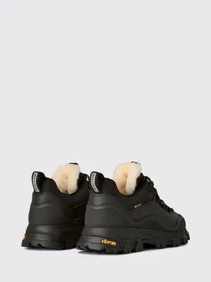 UGG Lace-up Shearling Lined Sneakers - Black
