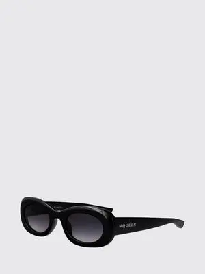 Alexander McQueen Oval Sunglasses - Black