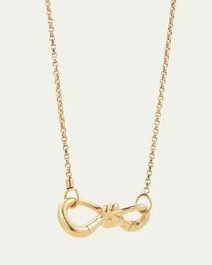 MARLA AARON True Lover's Knot Lock In 18k Yellow Gold