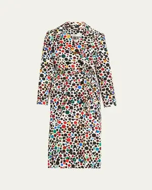 Libertine Orpheus Spotted Belted Long Trench Coat