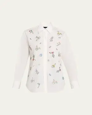Libertine Joy And Mirth Embellished Shirt - White