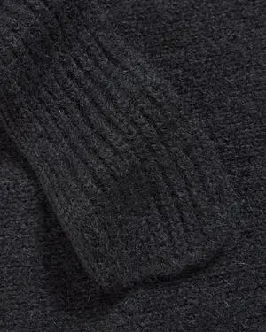 Jacquemus Apos;s Le Chale Grosgrain Logo Wool-blend Scarf - Black