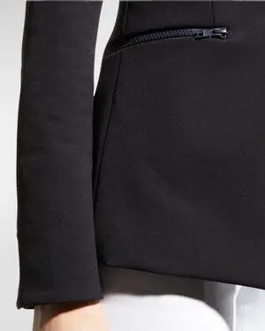 Veronica Beard Bi-stretch Scuba Jacket - Navy