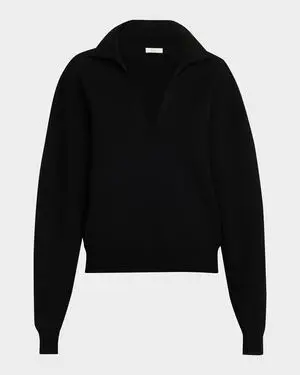 A.L.C. Timmy Polo Sweater - Black