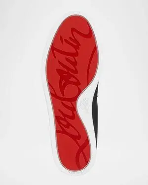CHRISTIAN LOUBOUTIN Chambeliboat Nubuck Loafers - Blacklin
