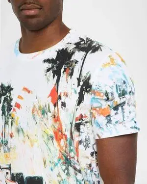 Robert Graham Apos;s Final Lap Cotton Graphic T-shirt - Multi