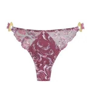 BORDELLE Open-back Siren Briefs - Pink