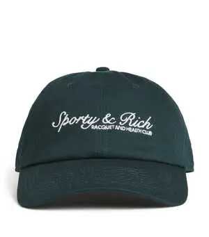 SPORTY & RICH Syracuse Baseball Cap - Green