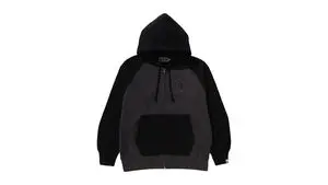 A BATHING APE Relaxed Fit Zip Hoodie - Black