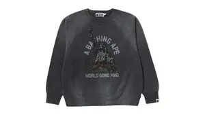 A BATHING APE Relaxed Fit Crewneck Sweatshirt