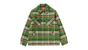 A BATHING APE Check Cpo Zip Jacket