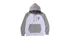 A BATHING APE Relaxed Fit Zip Hoodie - Gray