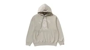 A BATHING APE Garment Dye College Pullover Hoodie - Beige