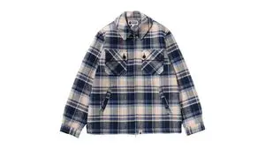 A BATHING APE Check Cpo Zip Jacket