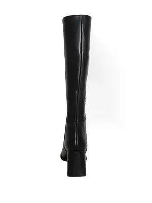 CHUCKIES Stitched Block-heel Boots