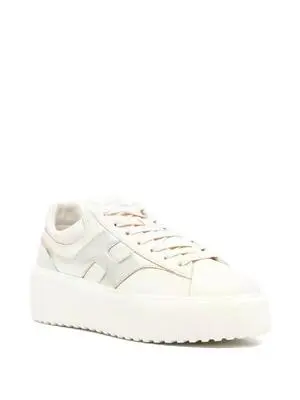 Hogan H-stripes Platform Sneakers - Neutrals