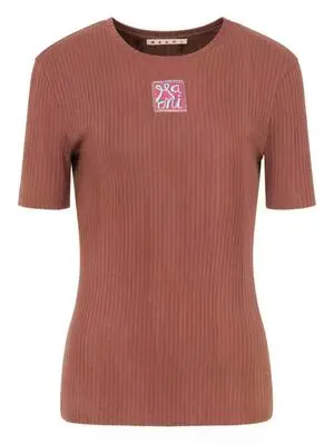 Marni Ribbed T-shirts For Women