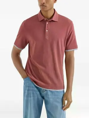 Brunello Cucinelli Short-sleeve Polo Shirt