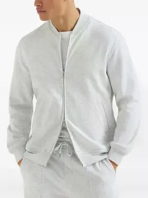 Brunello Cucinelli Zip-up Sweatshirt - Grey