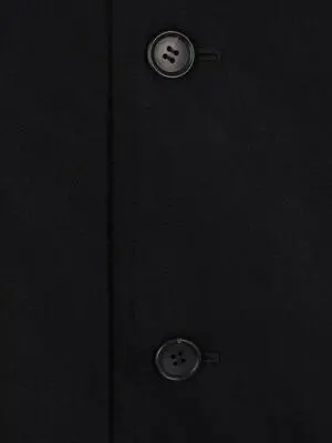 Yohji Yamamoto Herringbone Paneled Coat