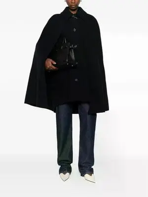TOTEME Buttoned Cape Coat - Black