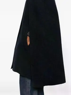 TOTEME Buttoned Cape Coat - Black
