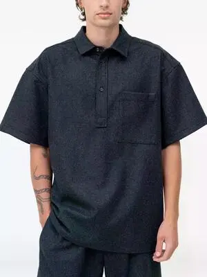 DARKPARK Alex Pocket Short-sleeve Polo Shirt - Grey